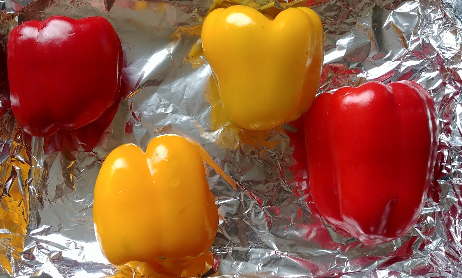 Poivrons cuits au four