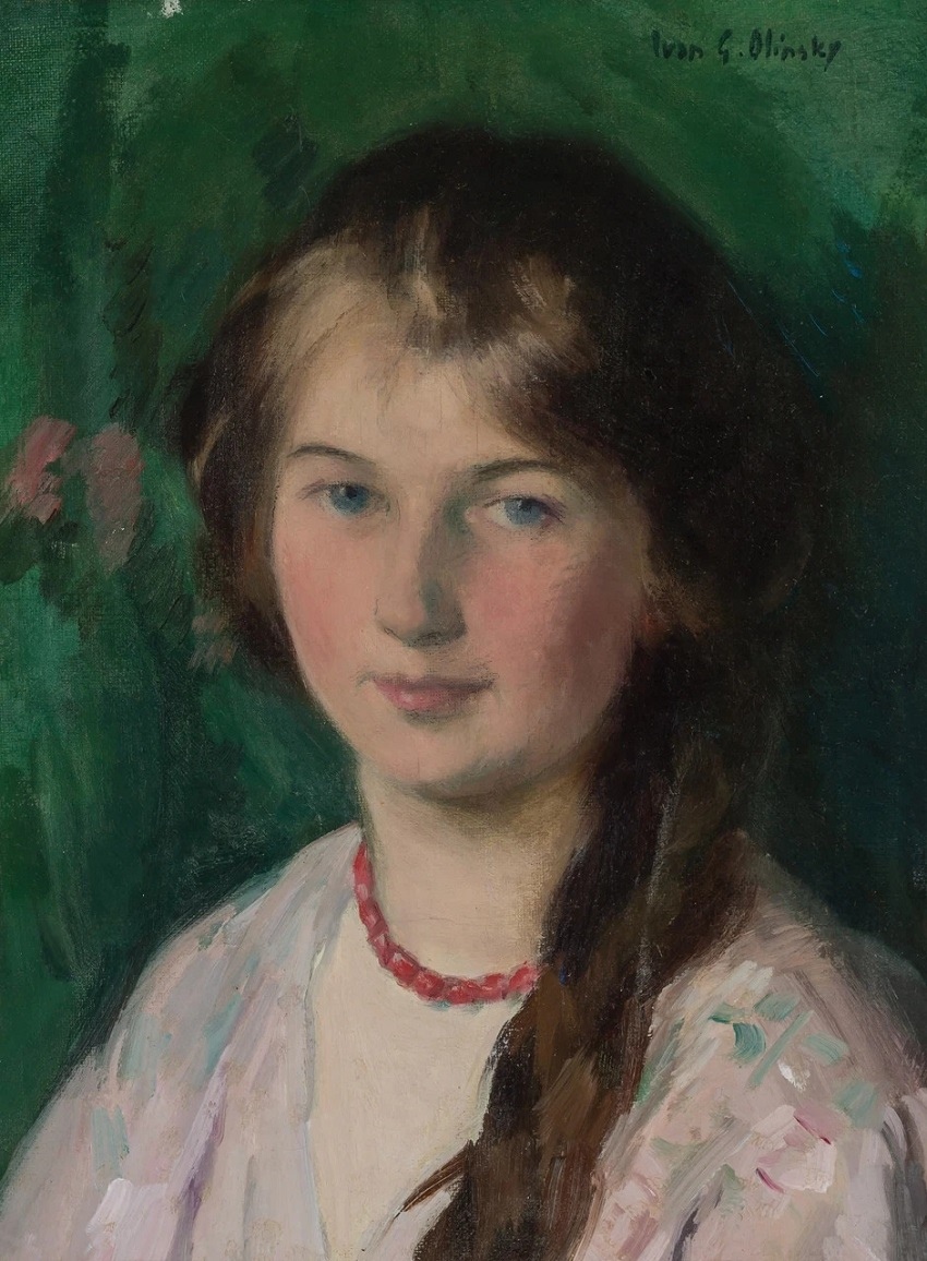 Ivan OLINSKY (1878-1962) | Catherine La Rose ~ The Poet of Painting