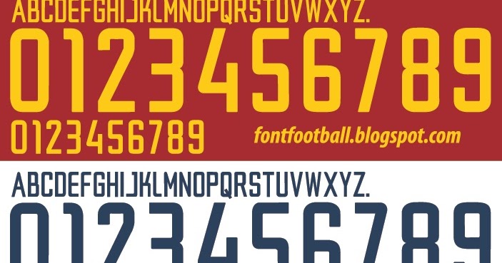 FONT FOOTBALL: Font Vector Portugal World Cup 2002 kit