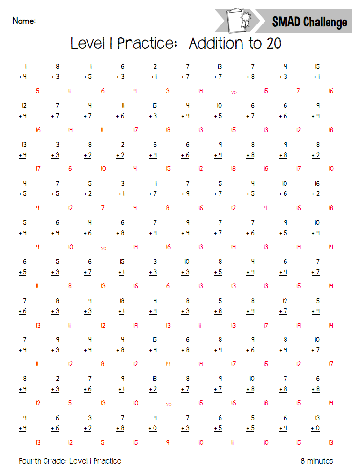 The Teaching Sweet Shoppe!: SMAD Math Fact Fluency Program is FINISHED!