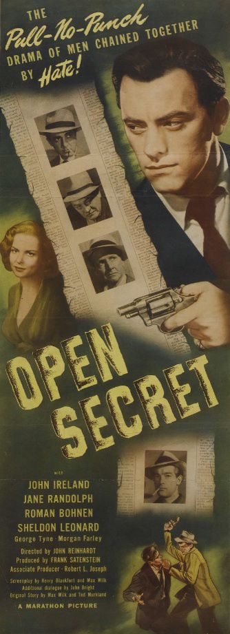 Laura's Miscellaneous Musings: Tonight's Movie: Open Secret (1948) at ...