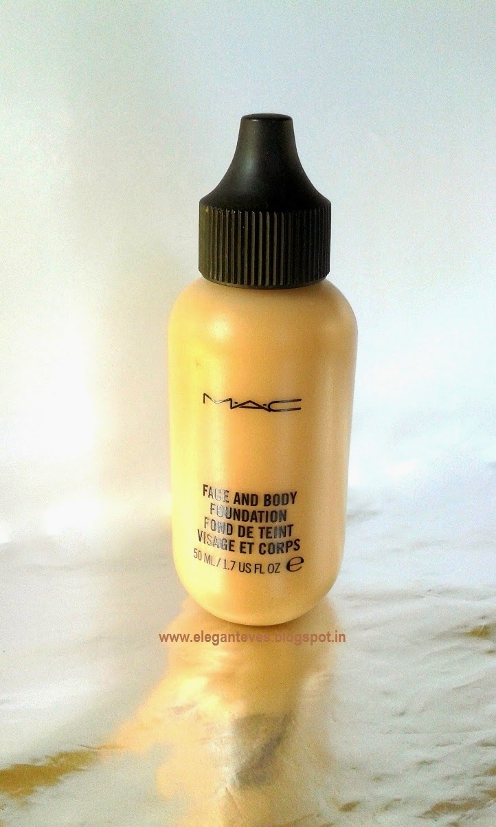 Review, Swatches of MAC Face and Body Foundation in shade C4 - Elegant Eves