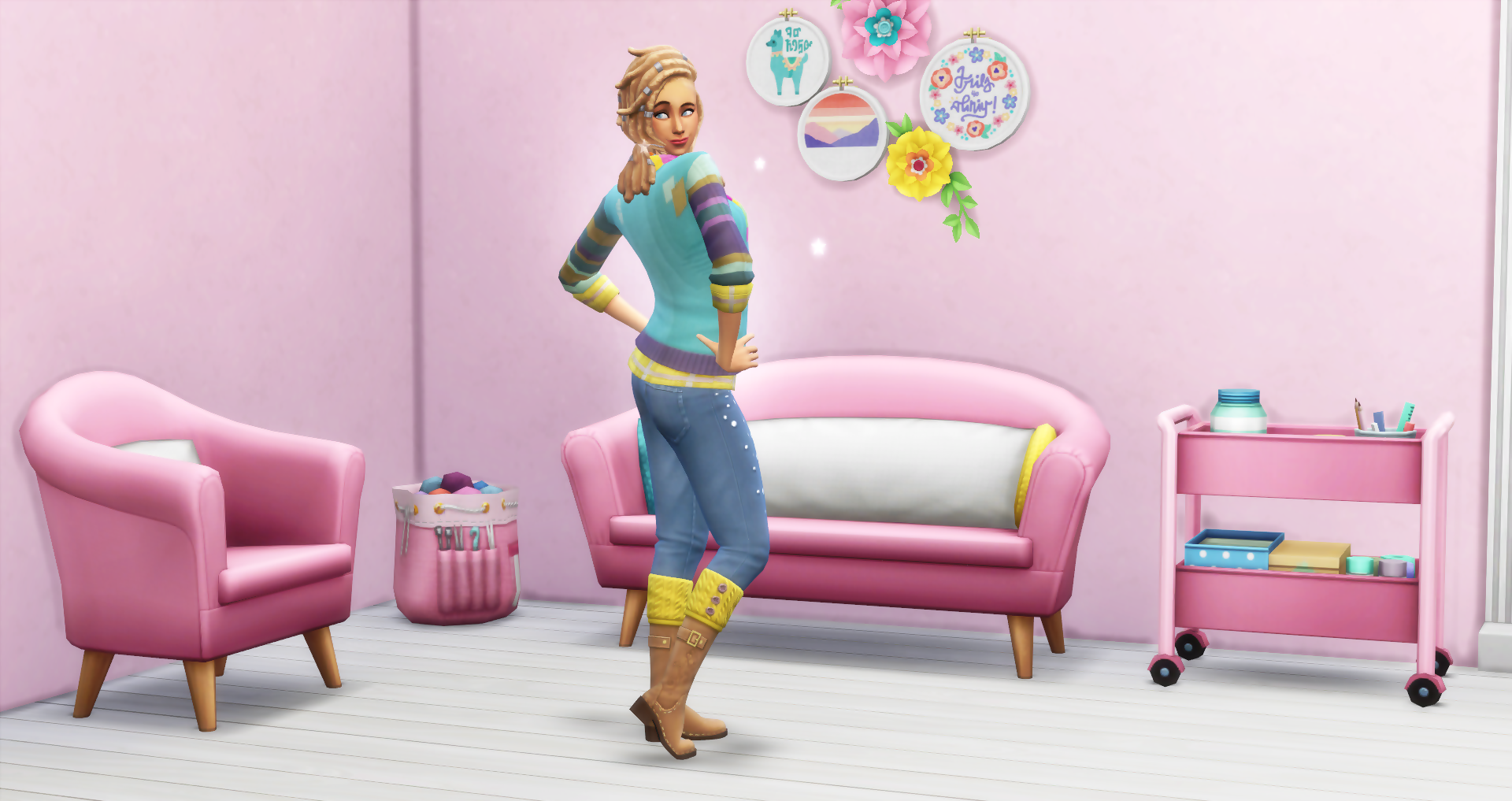 THE SIMS 4 NIFTY KNITTING | STUFF PACK REVIEW