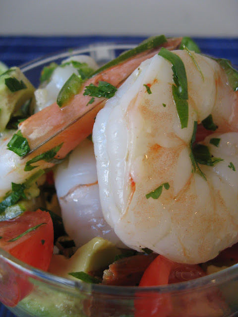 Morsels and Musings: salpicón de camarónes (veracruz prawn cocktail)