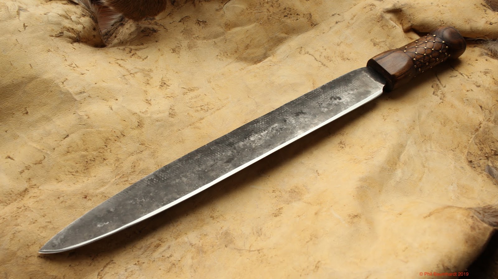 Blackheart Forge: Highland Dirk Forged From a Farrier's Rasp