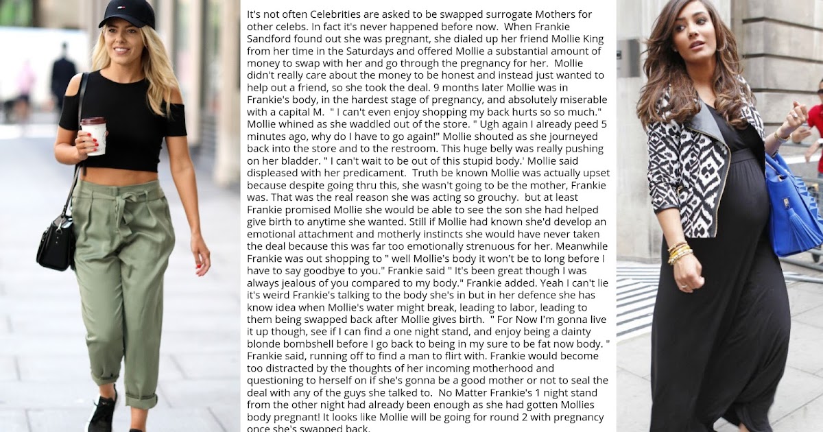 Celeb Body swap Caption Stop: Round Two With Pregnancy