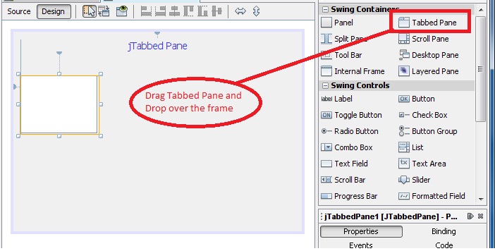 How to use jTabbedPane in Netbeans | Java source code How to use jTabbedPane in Netbeans | Java source code