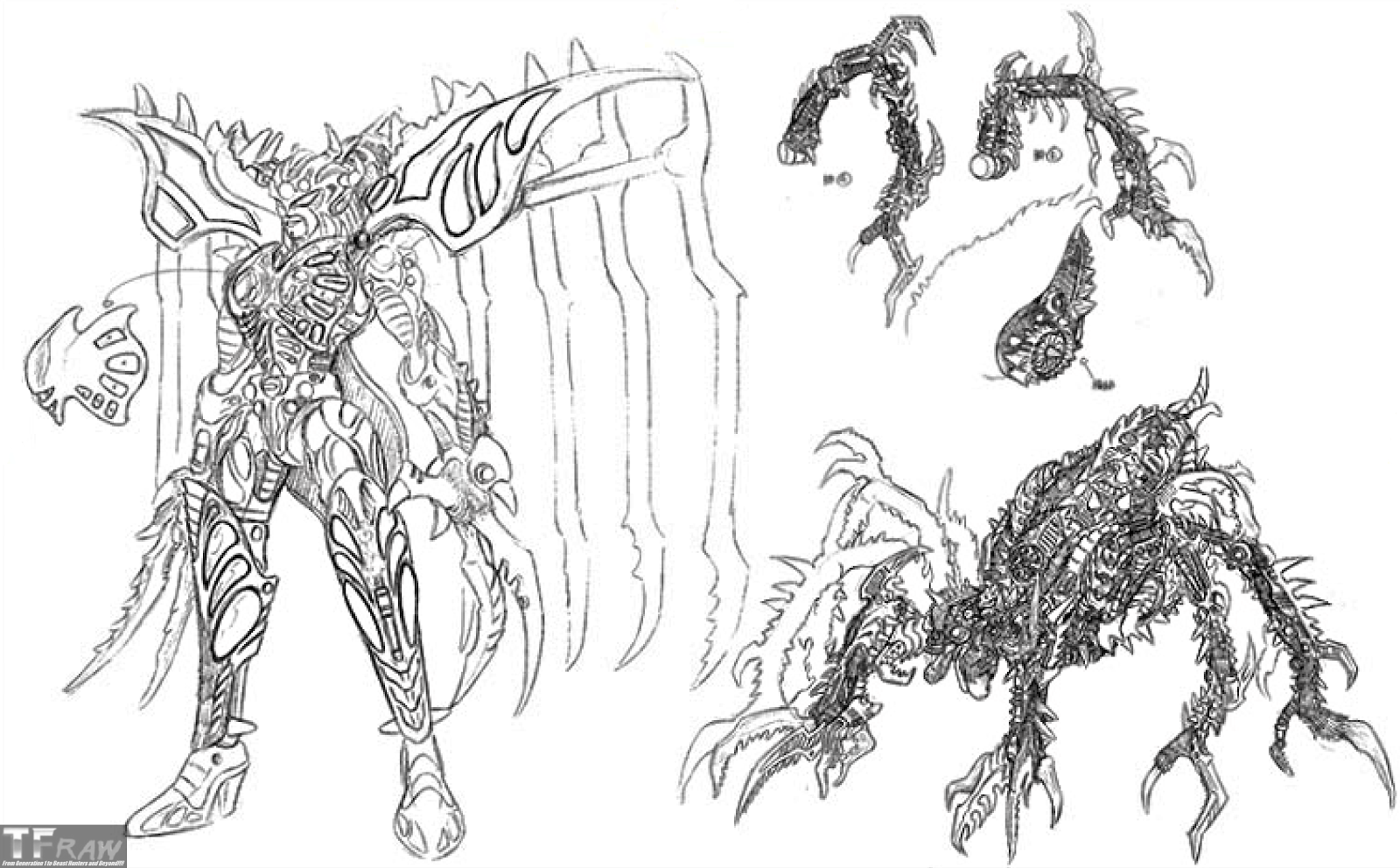 Beast Wars Character Designs
