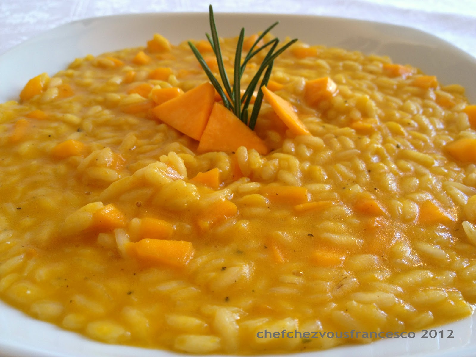 Chefchezvous: Un risotto a quattro mani…….alla zucca mantovana ...