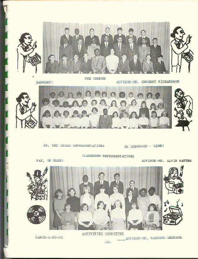 Historic Perth Amboy Virtual Museum: Shull School Yearbook 1966 - Part 4