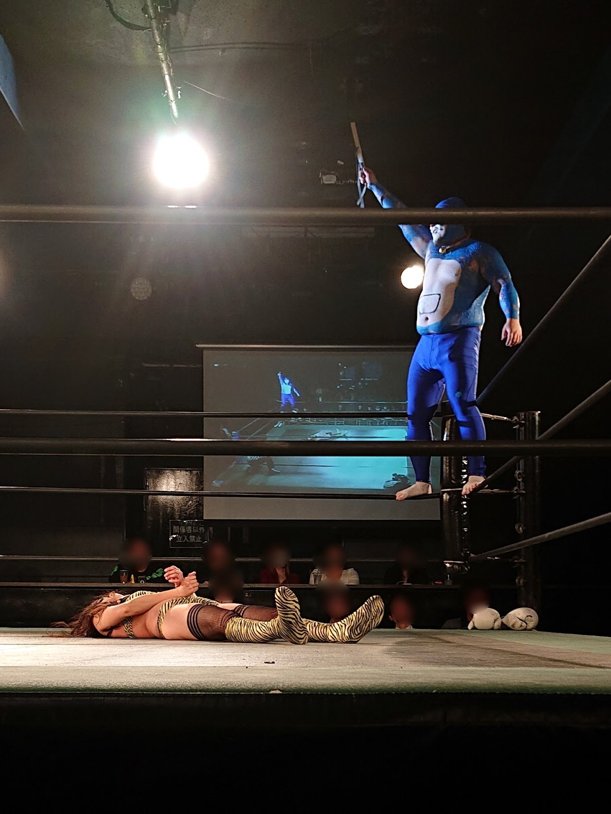 Mixed wrestling and more: Linda (cosplay de Lum Invader) vs Takahiro ...