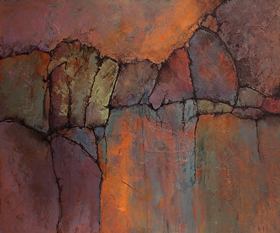 Daily Painters Abstract Gallery: Abstract Geologic Landscape Art ...