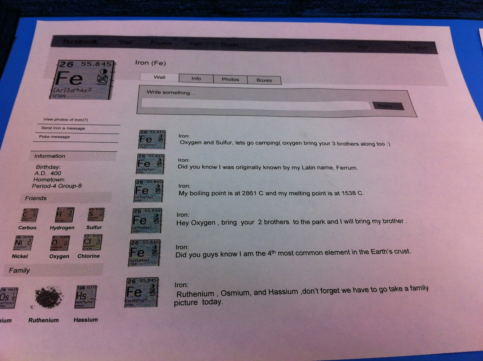 Mavericks Read!: Elements Facebook Project