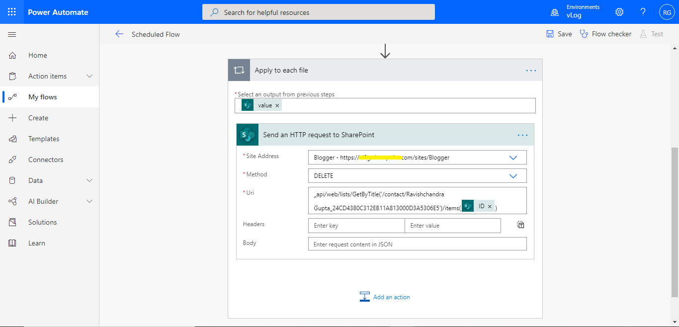 Types of Flow in Power Automate.