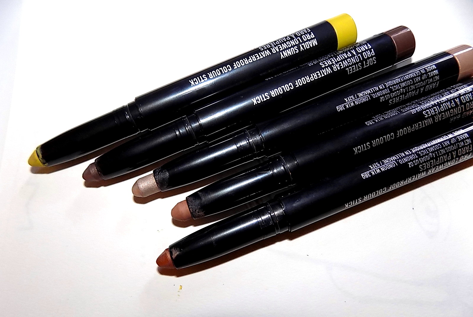 The Beauty Alchemist: MAC Pro Longwear Waterproof Colour Sticks