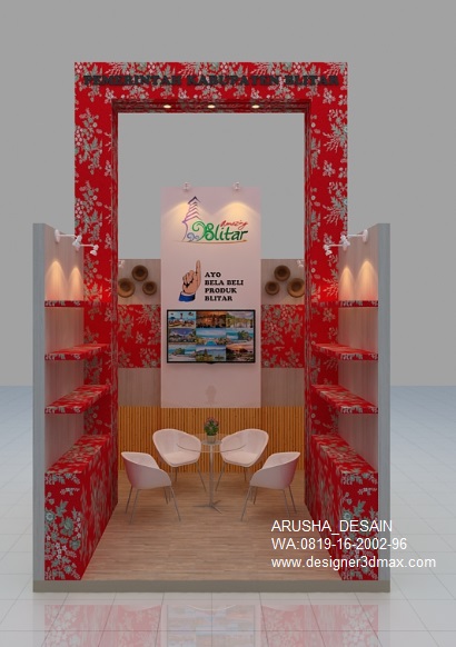 Design Booth Pameran Produk Kabupaten Blitar - ARUSHA_BOOTH