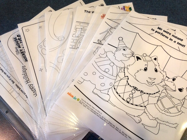 DIY Reusable Coloring Book Plus 100+ Free Coloring Pages | Sunny Day Family