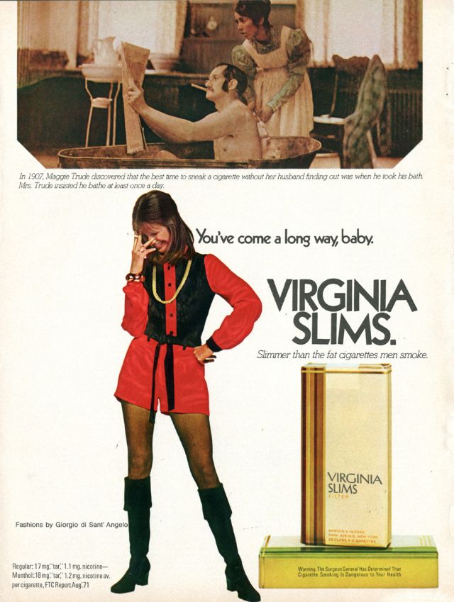 “You’ve Come A Long Way, Baby” – 40 Virginia Slims Cigarette Ads From ...