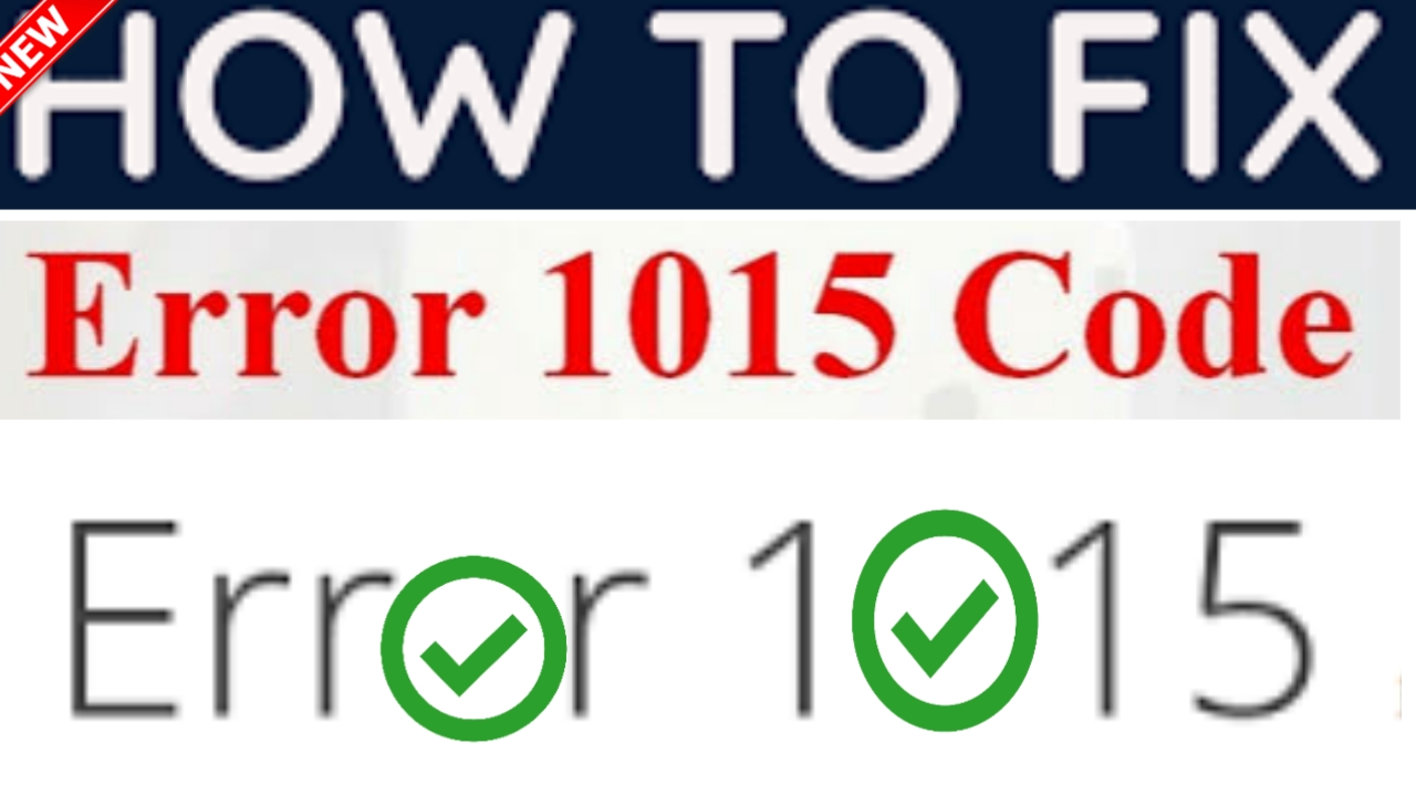 [Fixed] error 1015 | How to fix error 1015 ? (Solved) - Tech2wire
