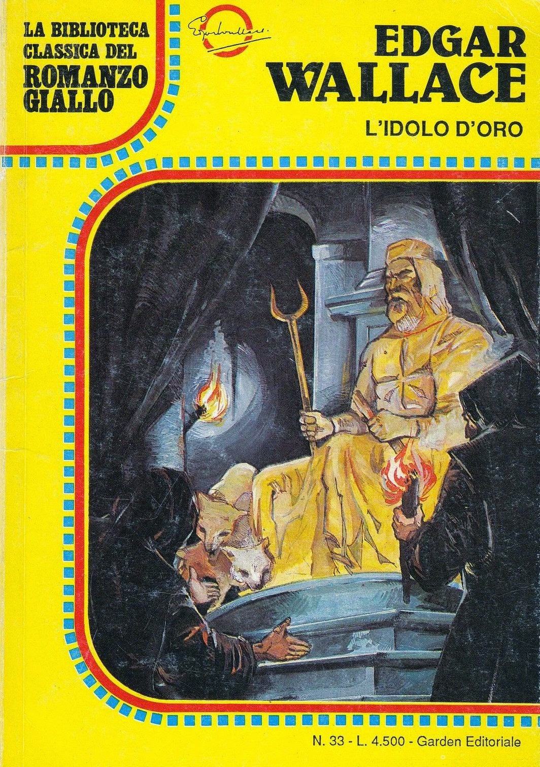 Il Blog di Pupottina: L'idolo d'oro di Edgar Wallace