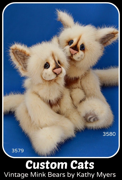 Designed By Kathy Myers: Custom-made Mink Cats
