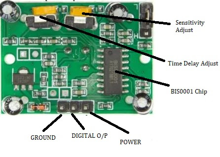Designing a Circuit with PIR Sensor - 555-28027