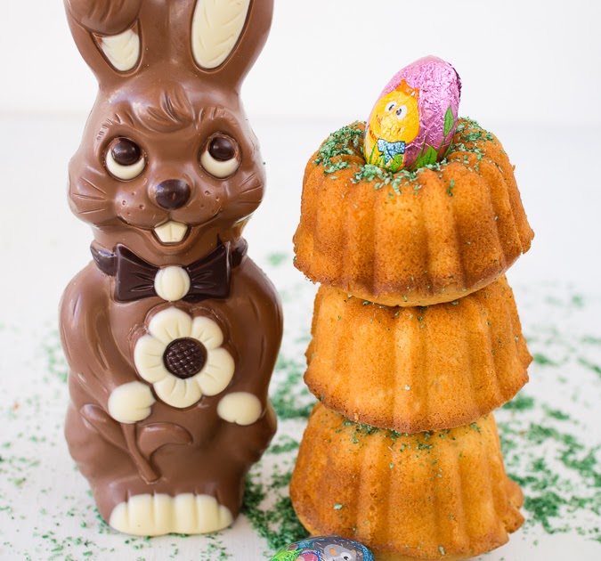 Más dulce que salado: Mini Bundt Cakes de Pascua