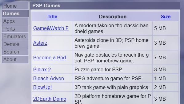psp HomebrewストアHomebrew Discord Store(HDStore)紹介