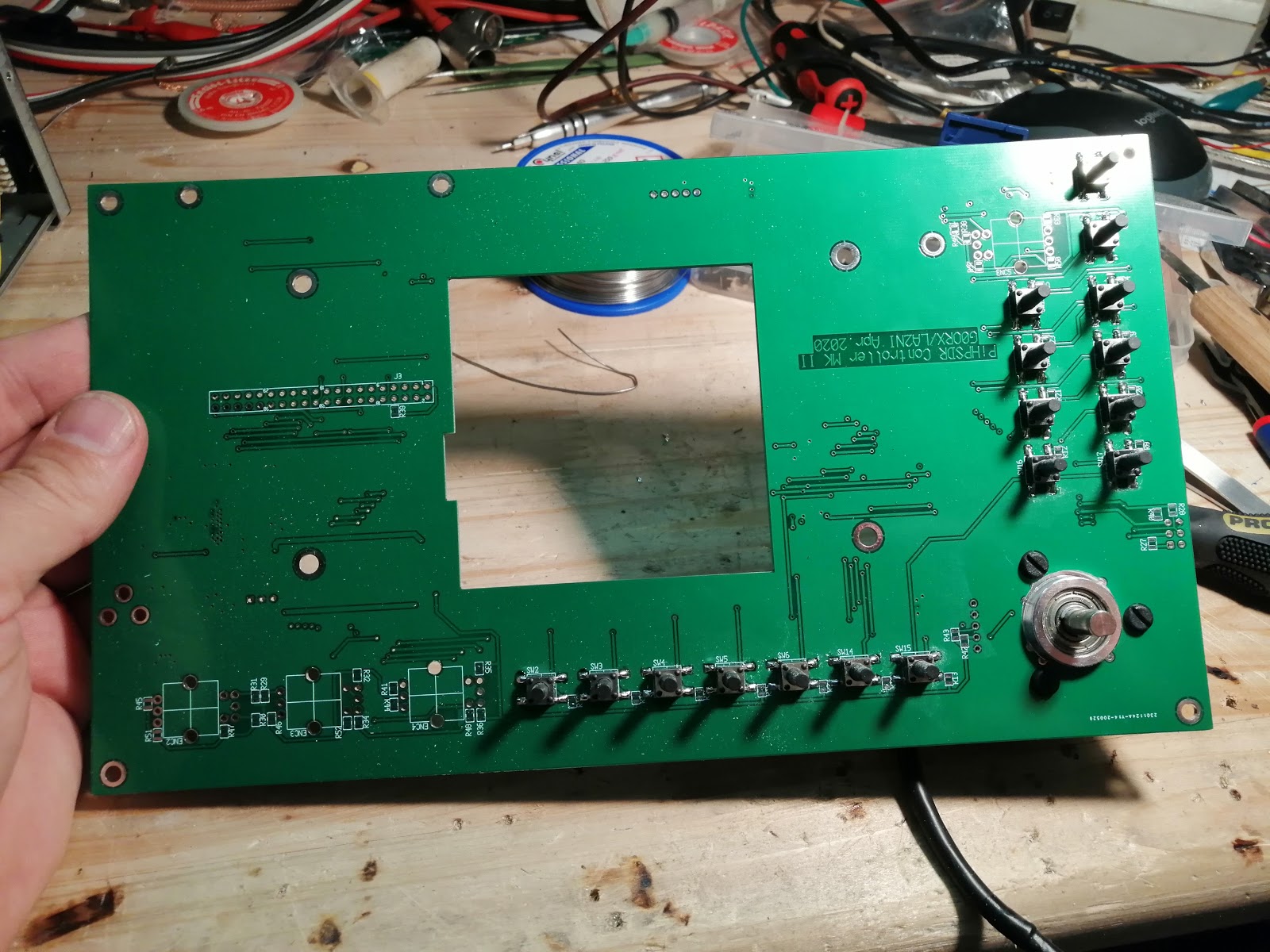 YU5MOL: PiHPSDR Controller MKII