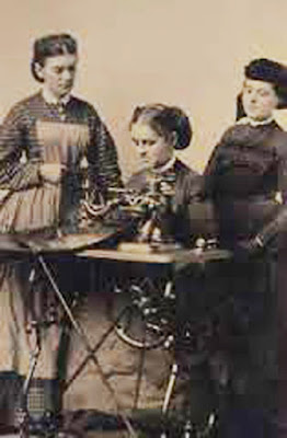 Civil War Quilts: Sewing Machines circa 1860