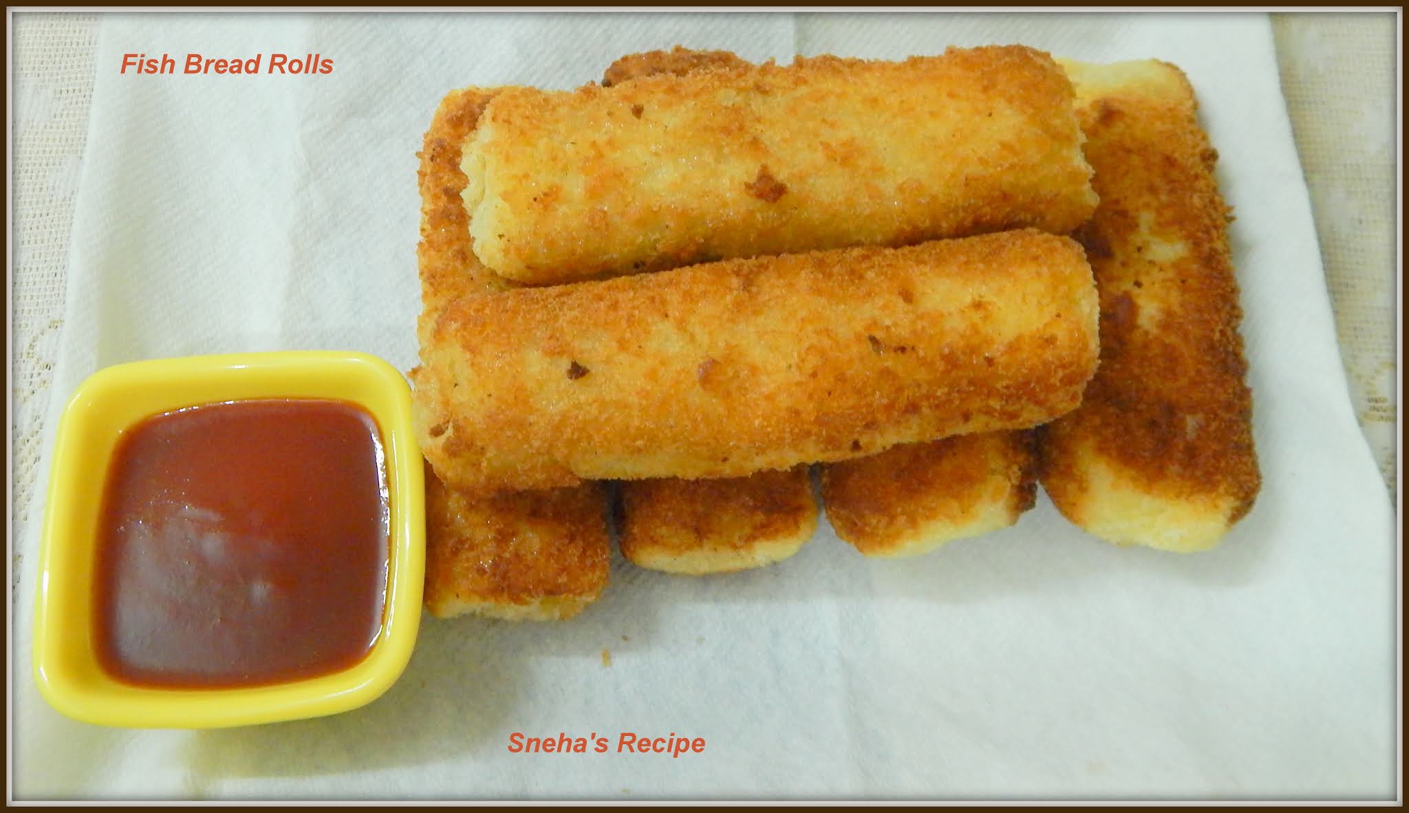 Fish Bread Rolls#FishFriday - Sneha's Recipe