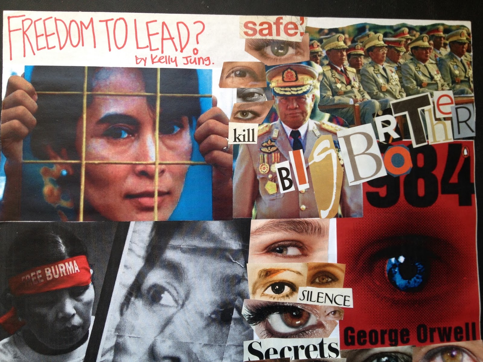 Spark Creativity: The Novel Collage: 1984