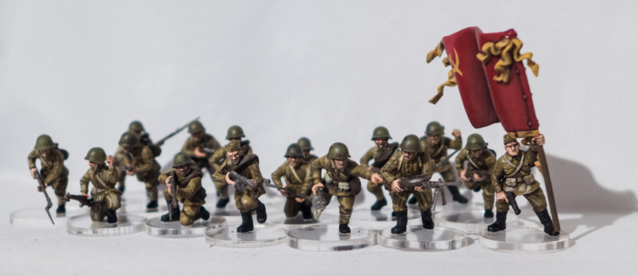 Analogue Hobbies: From PaulS: 28mm WWII Soviet Infantry (85 points)