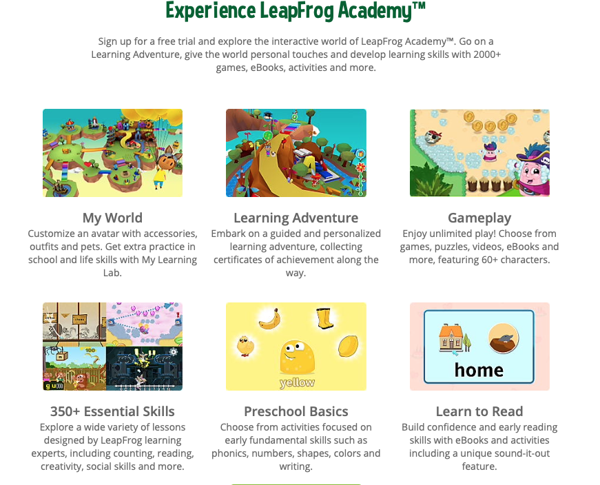 A Stable Beginning: LeapFrog Academy®: the best learning apps for kids ...