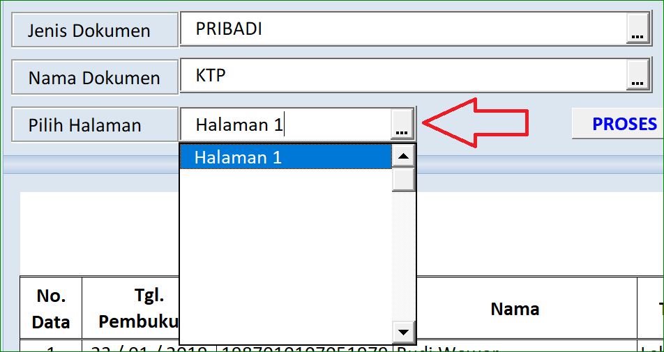 Aplikasi Excel Manajemen Arsip - ExcelManiacs