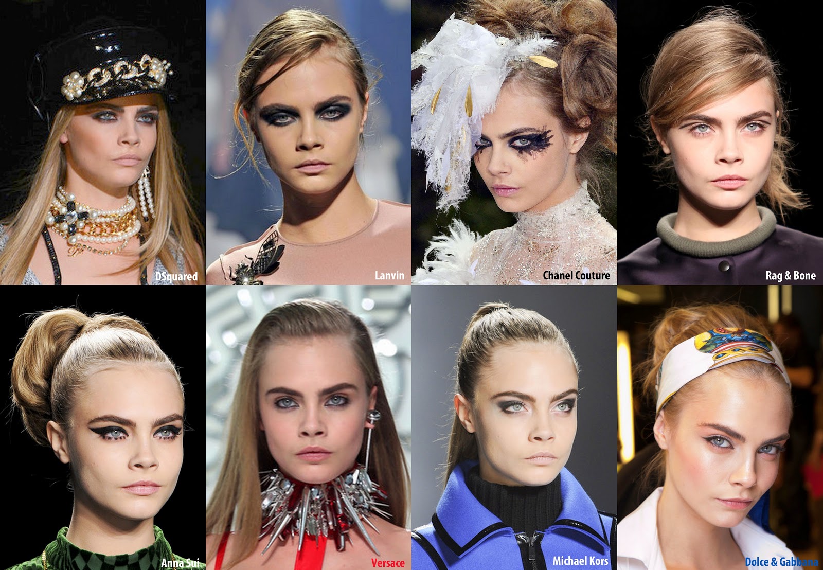 Frills and Thrills: Models & Makeup - Cara Delevingne Frills and Thrills: Models & Makeup - Cara Delevingne