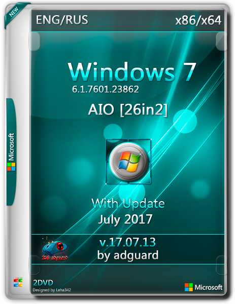 Windows 7 Sp1 X86/X64 AIO [14 in 1] By Adguard [eng/rus] - Tweaks N ...