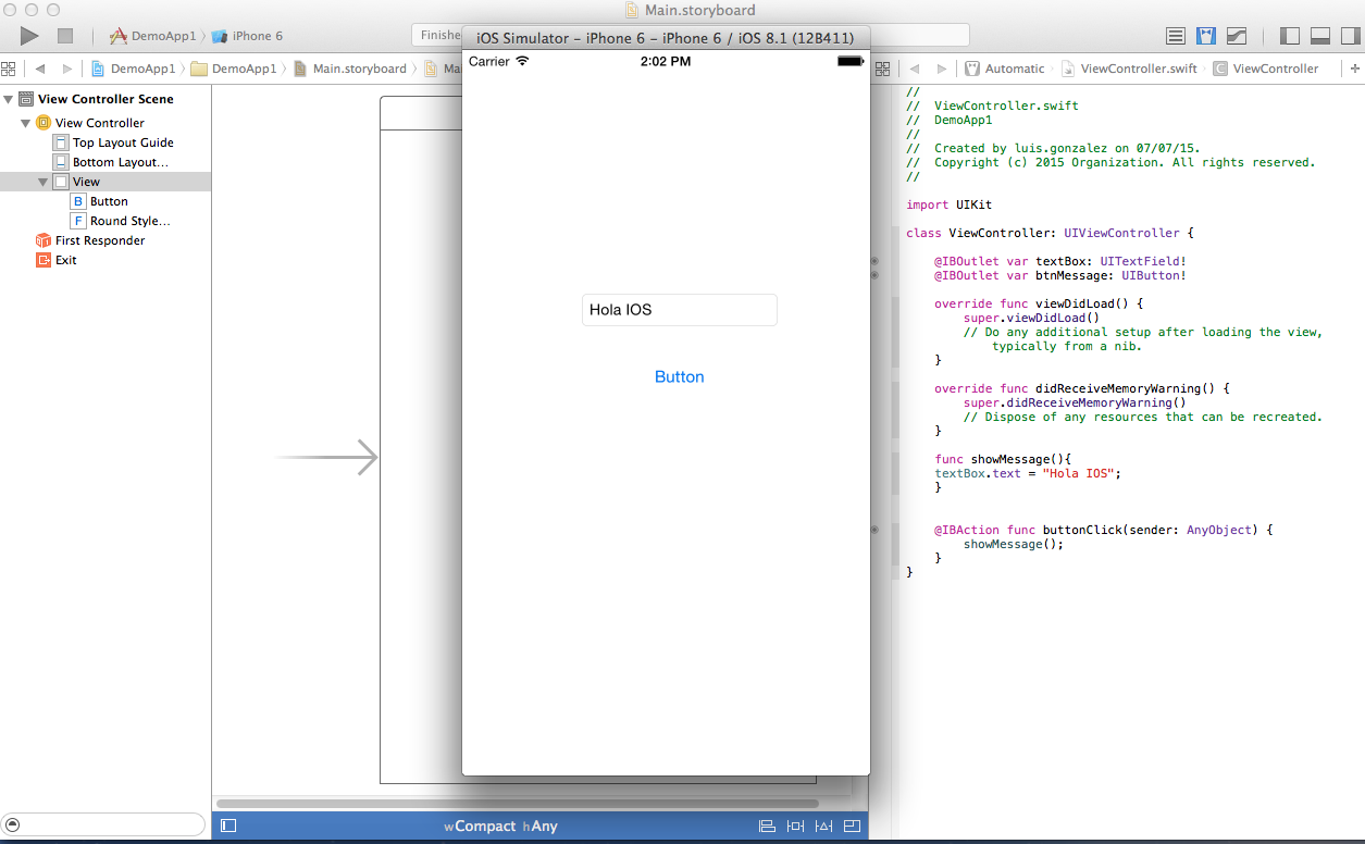 Programación Y Bases De Datos Como Crear Una Aplicación Basica En Swift Con Xcode