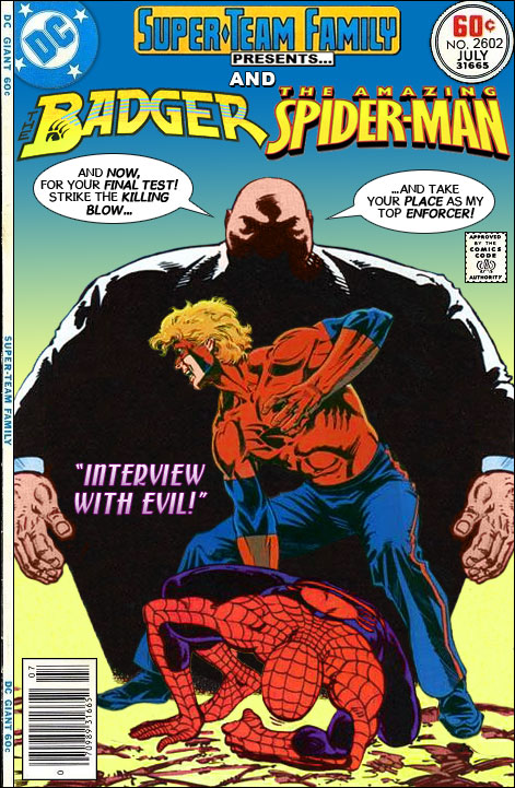 Super-Team Family: The Lost Issues!: The Badger and Spider-Man