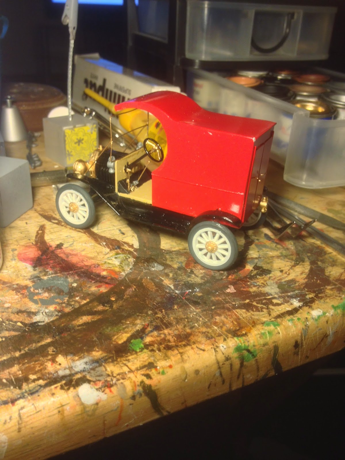 Scale Model Workbench: Ford model T conversion