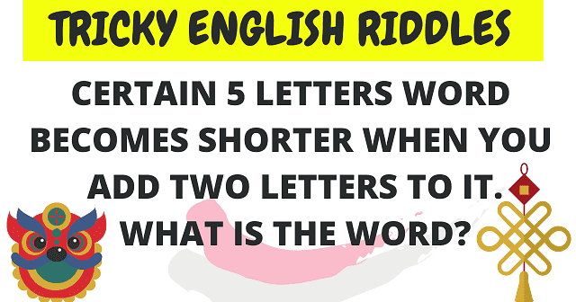 Tricky English Riddles: Train Your Brain with Answers