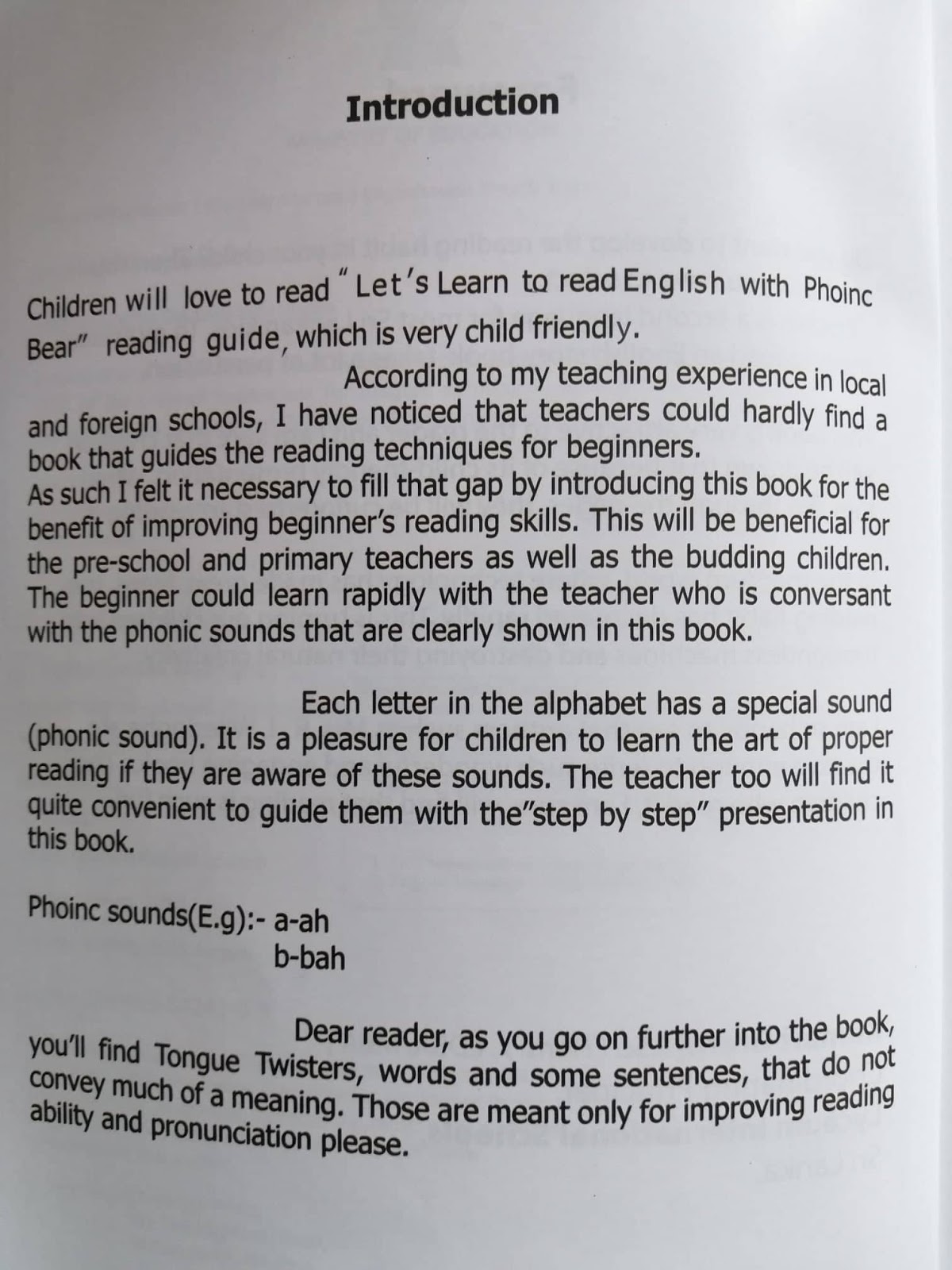 Let's learn to Read English