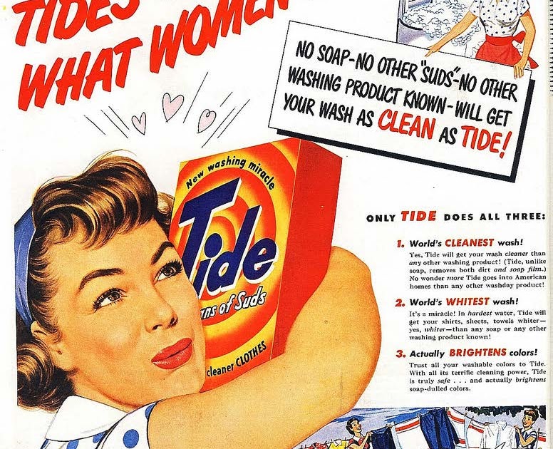 A-Level Media Studies: A blind analysis of the Tide print advert