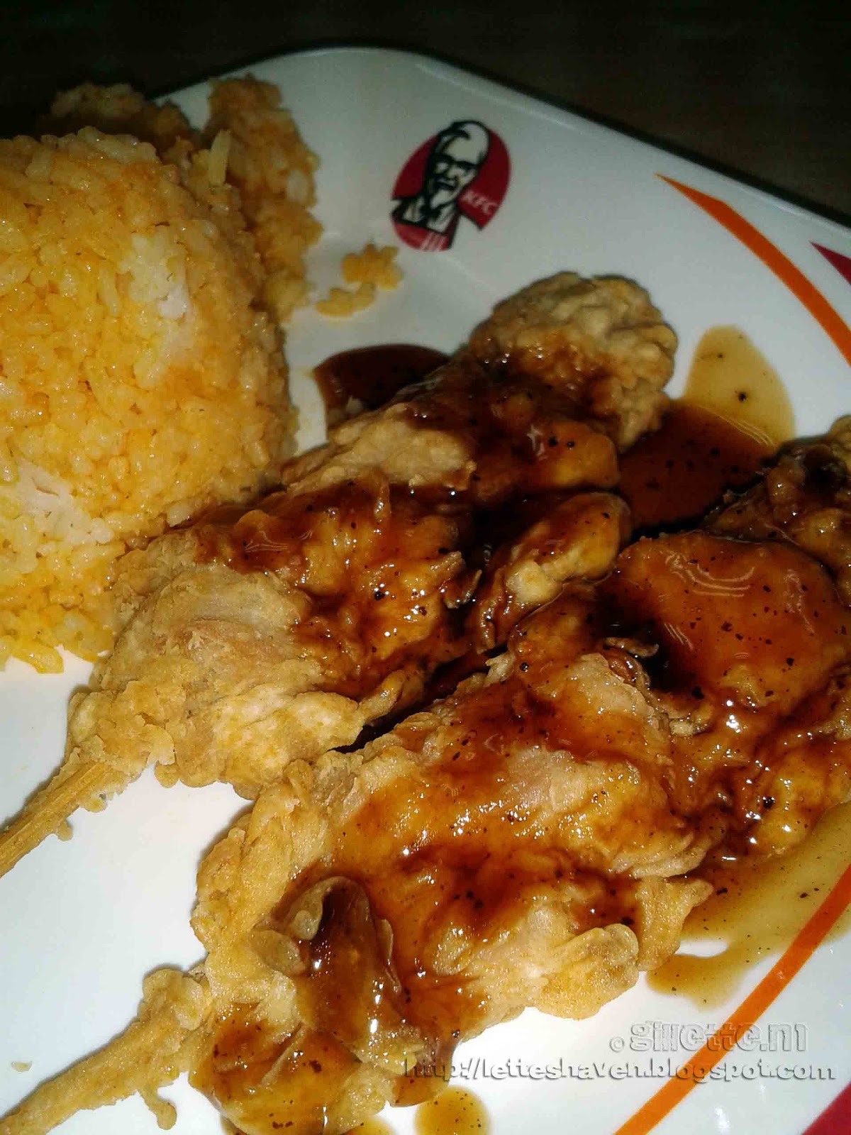 Lette's Haven: KFC Chicken BBQ Rods