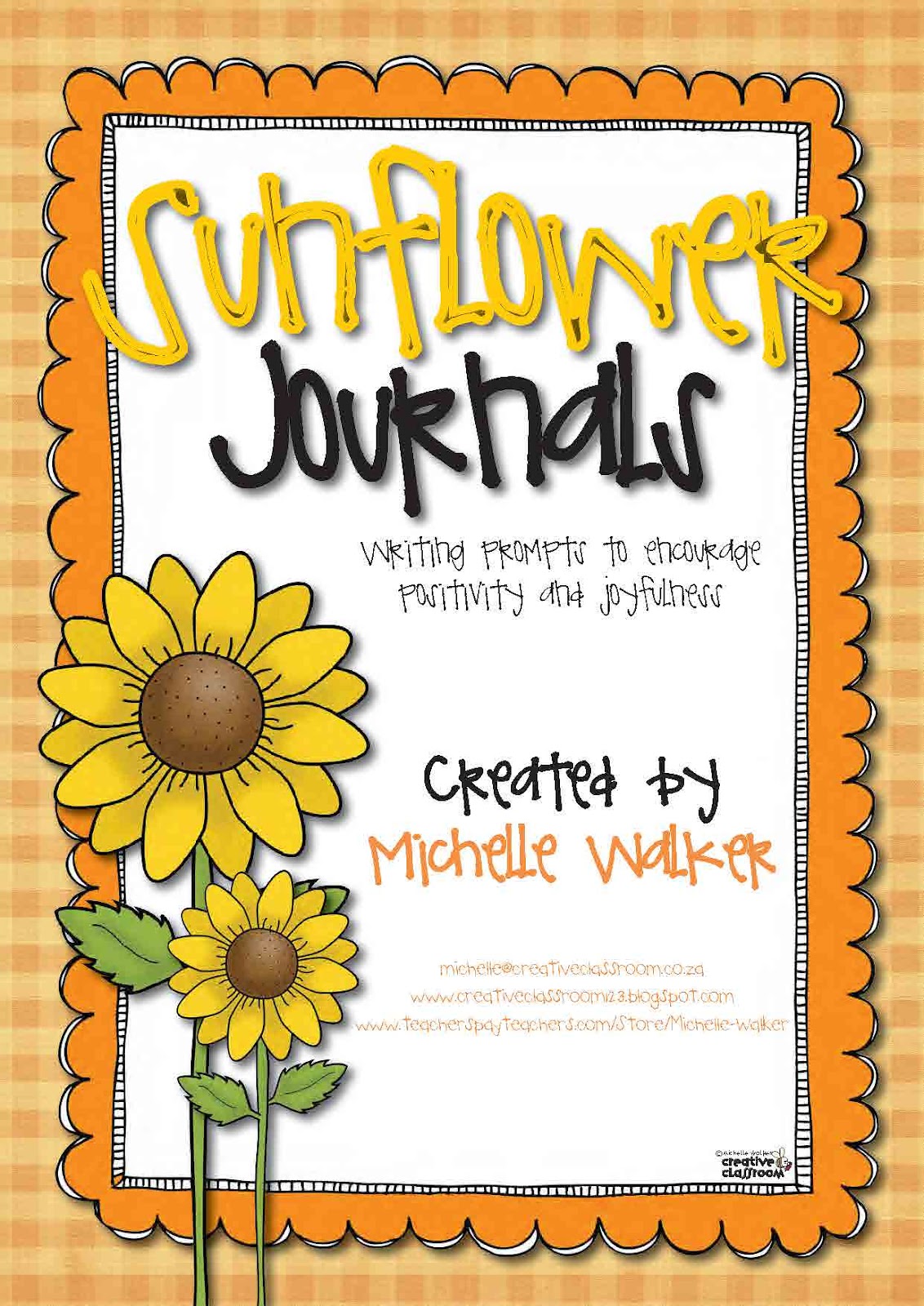 Creative Classroom: Sunflower Journals: Finding Gratitude Moments ...