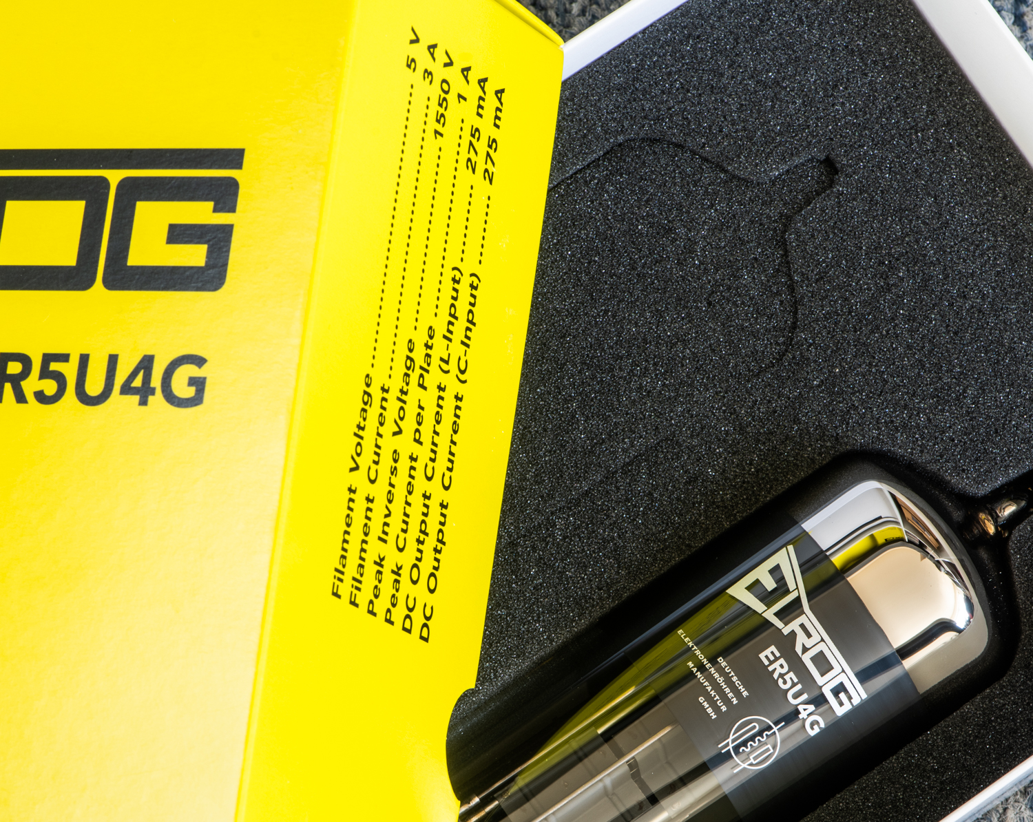 VinylSavor: The ELROG ER5U4G Rectifier Tube