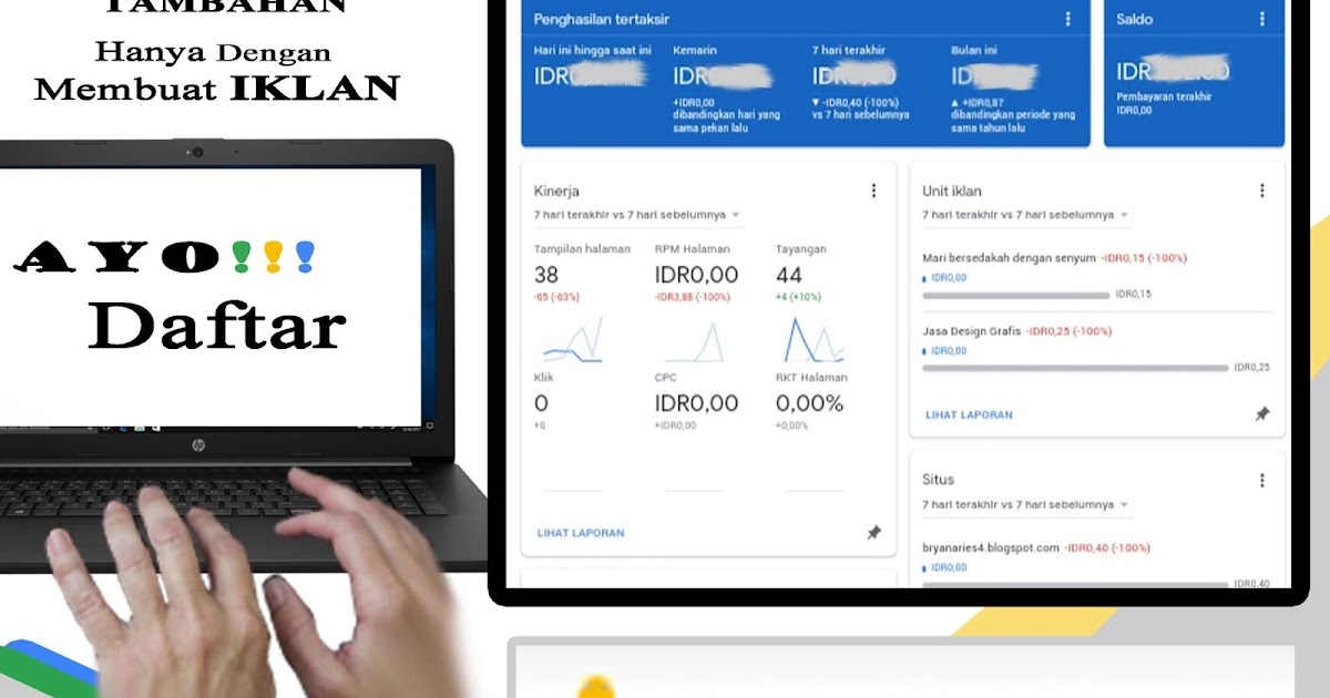 Dapatkan uang hanya dengan membuat iklan