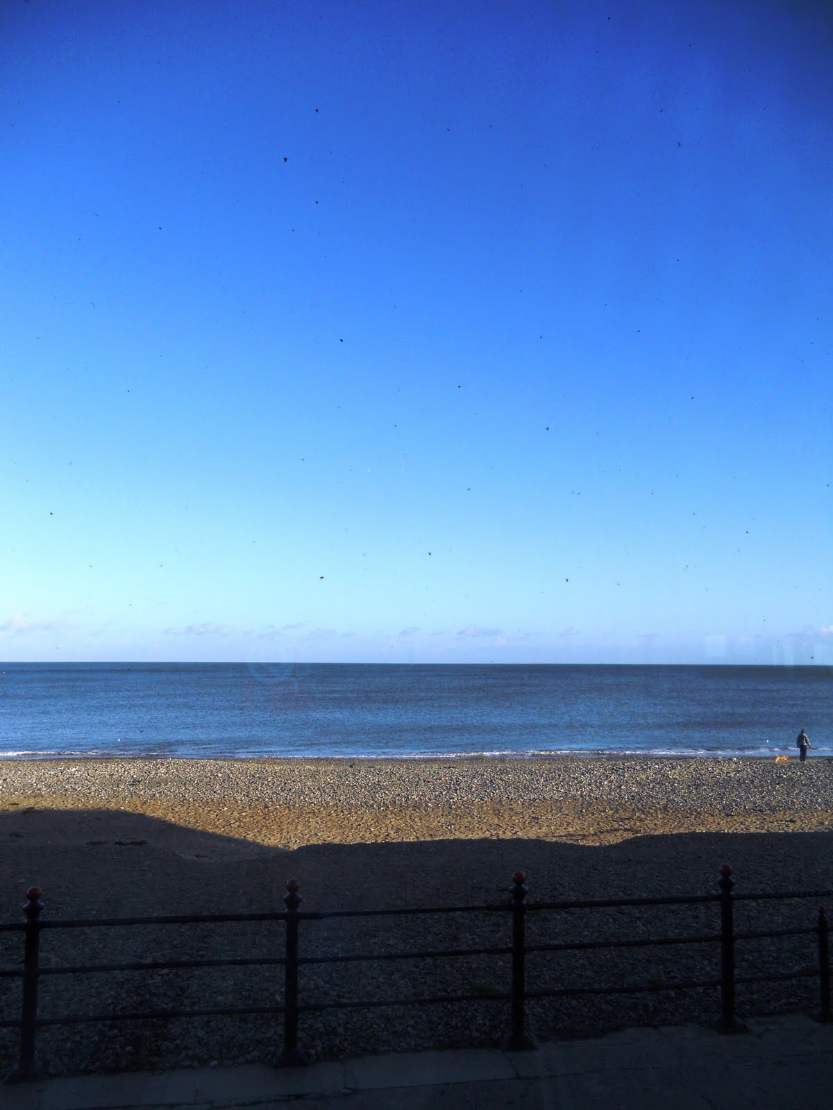 Patrick Comerford: Walking on the beach in Bray in winter sunshine