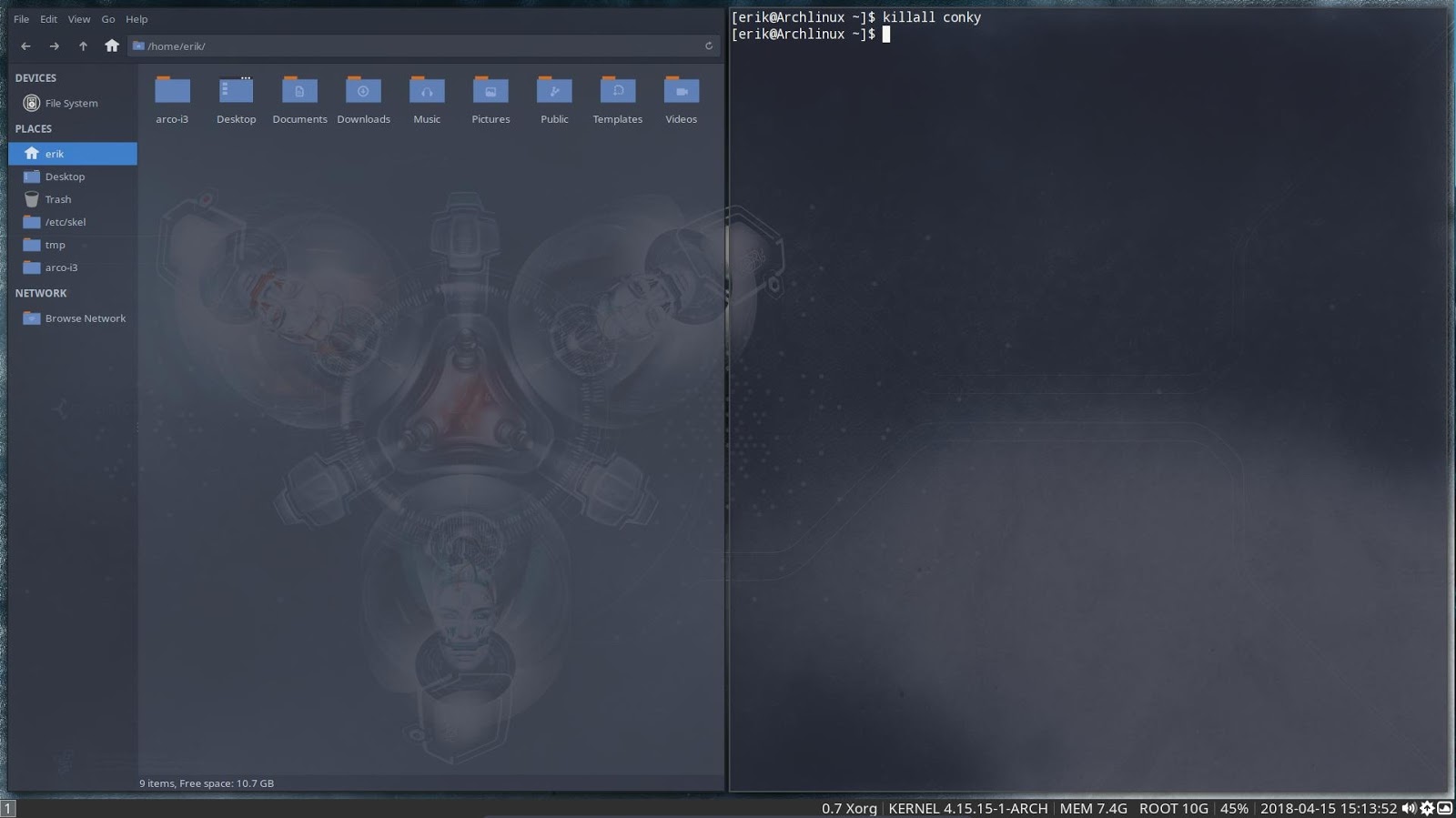 مدير نوافذ i3-wm السريع للمبرمجين والمحترفين