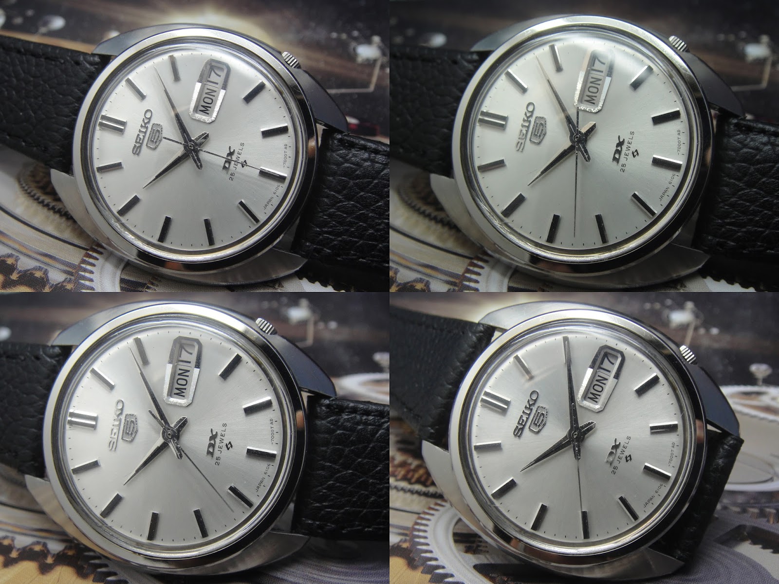 Antique Watch Bar: SEIKO 5 DX AUTOMATIC 6106-7000 S5A48 SOLD